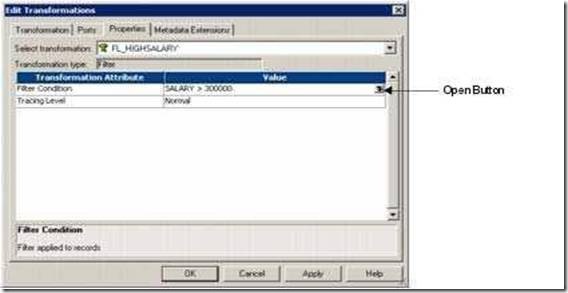 Complete reference to Informatica: FILTER TRANSFORMATION